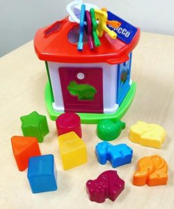 How to Use a Colorful Shape Sorter House in Speech Therapy | bri-slp.com